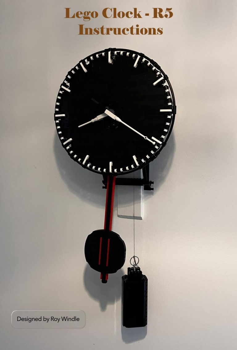 LEGO Clock and Instructions | A series of clocks made of LEGO® bricks